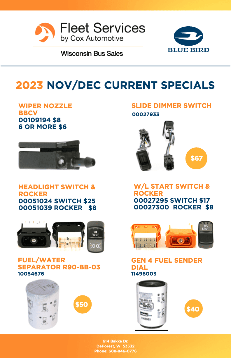 Promotions - Wisconsin Bus Sales