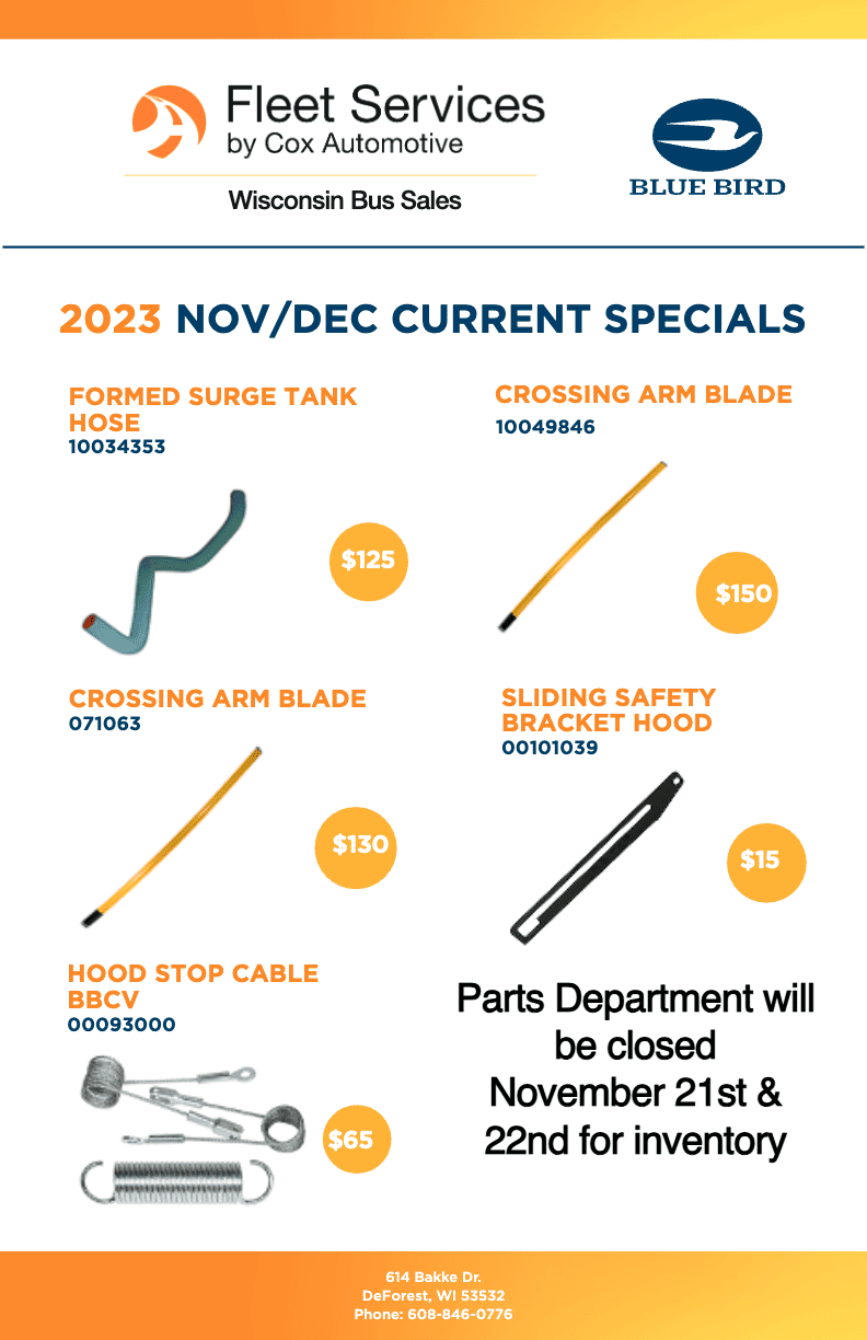 Promotions - Wisconsin Bus Sales