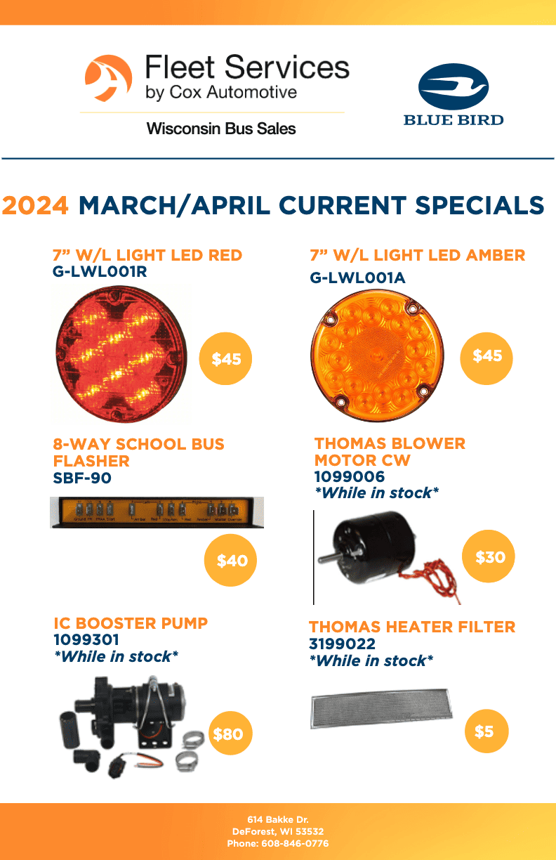 Promotions - Wisconsin Bus Sales