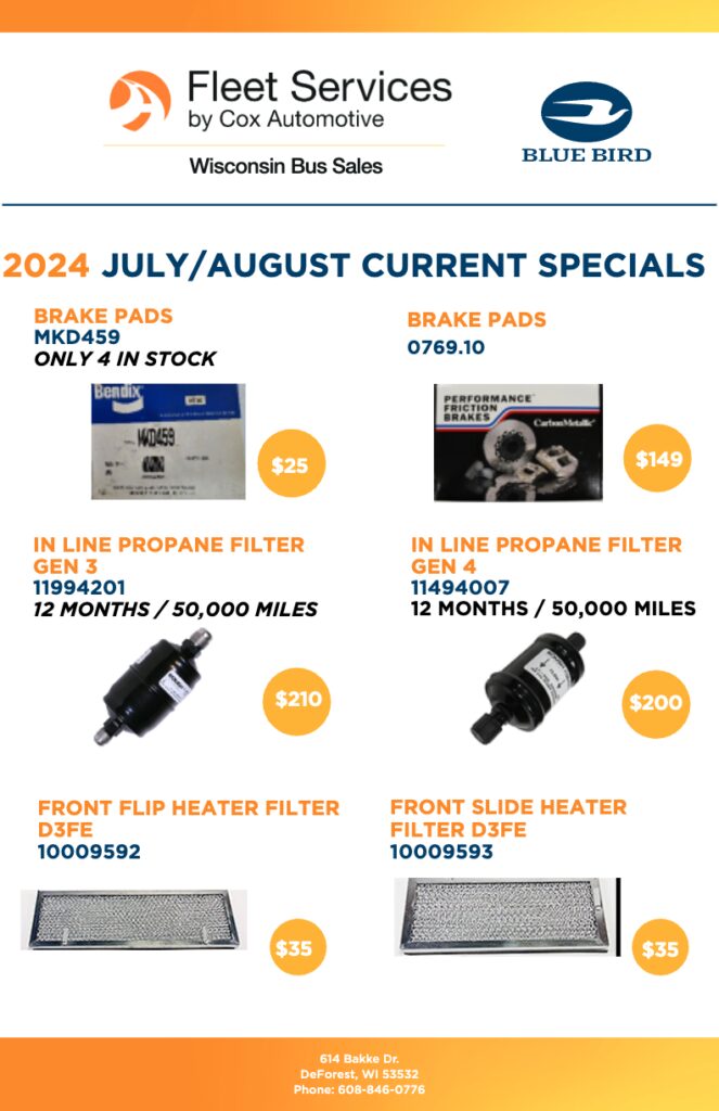 Promotions - Wisconsin Bus Sales