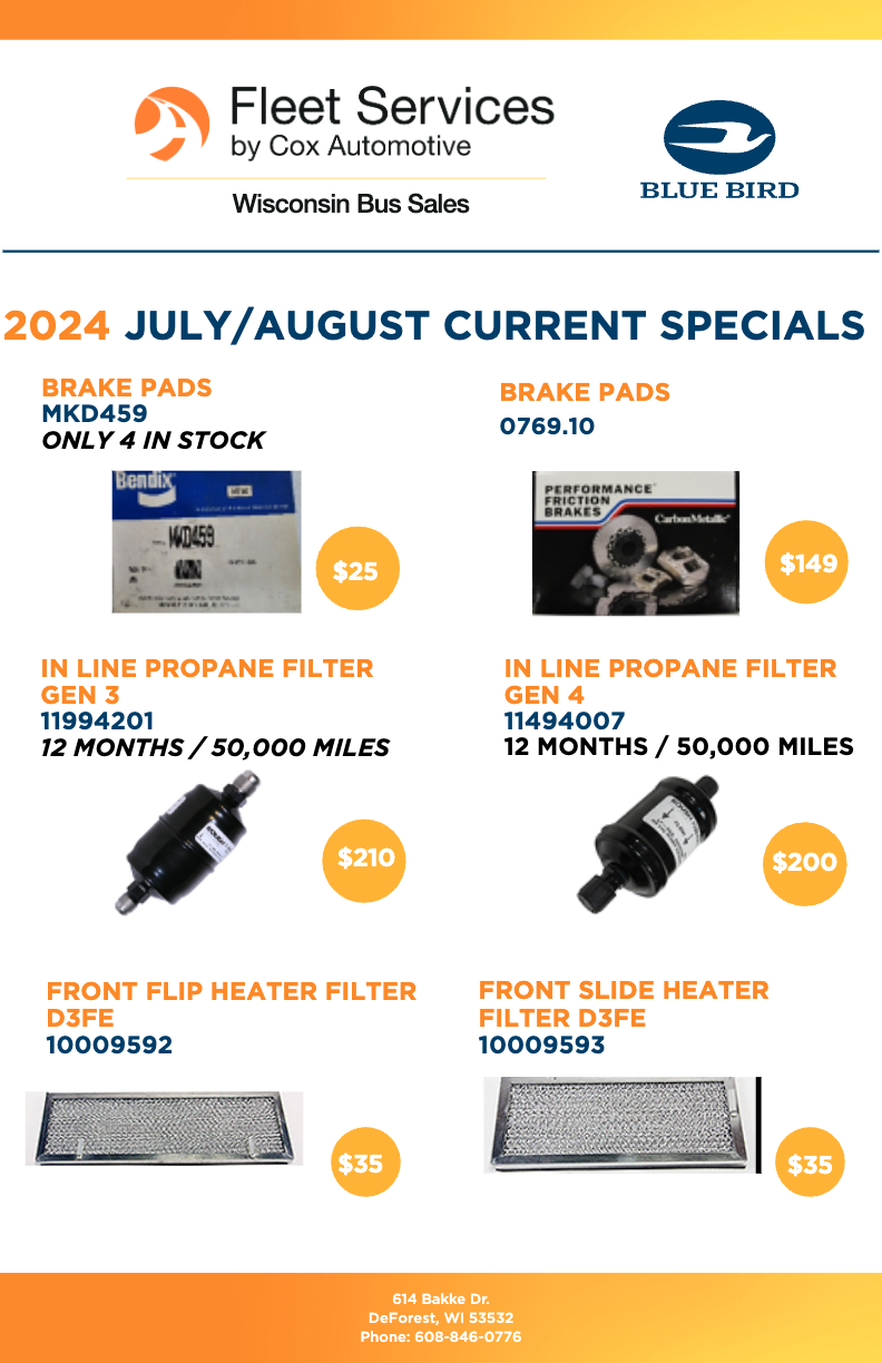 Promotions - Wisconsin Bus Sales