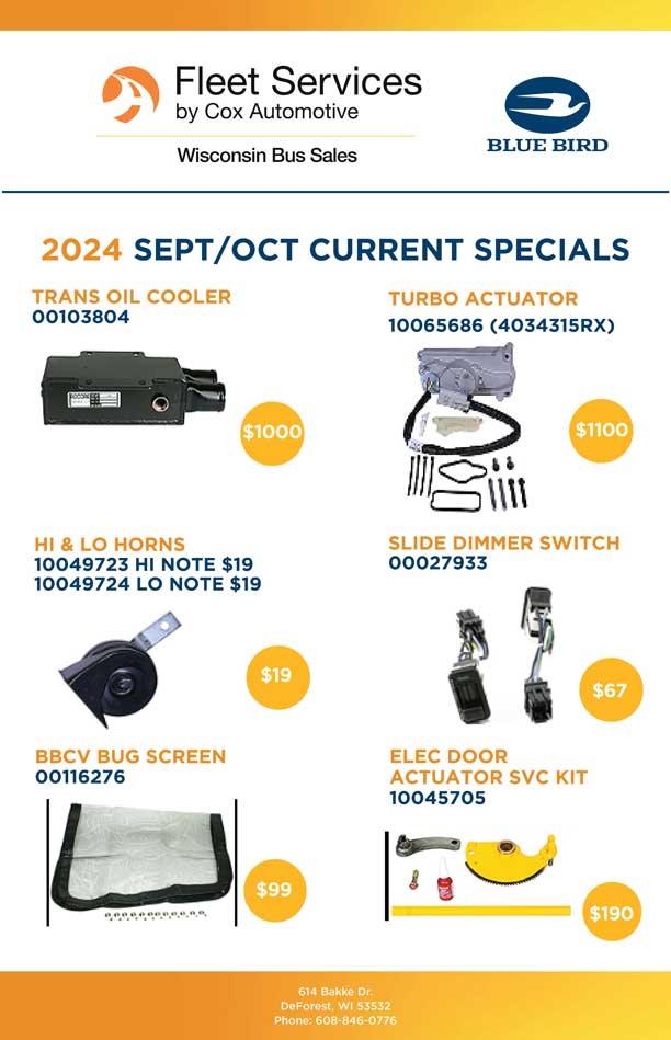 Promotions - Wisconsin Bus Sales