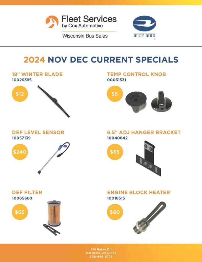 Promotions - Wisconsin Bus Sales